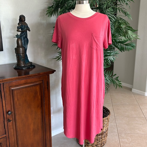 AnyBody | Dresses | Anybody Cozy Knit Luxe Midi Dress Warm Rose | Poshmark